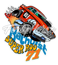 Ford XY 351gt Ute Super Roo Limited Edition Car Print Drawing for sale ...