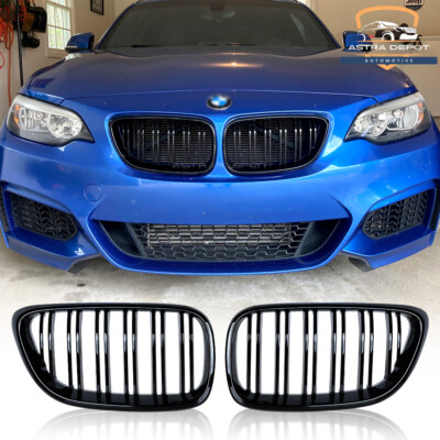 Gloss Black Front Kidney Grill Grille for BMW 2 Series F22 F23 M235 F87 ...