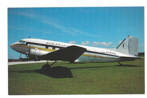 Postcard Basler Air Services Douglas DC-3 Oshkosh, Wisconsin | eBay