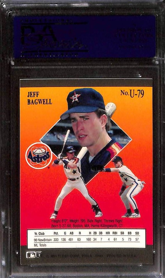 1991 Ultra Update #U-79 Jeff Bagwell PSA 10 GEM-MT 20359712 | eBay UK