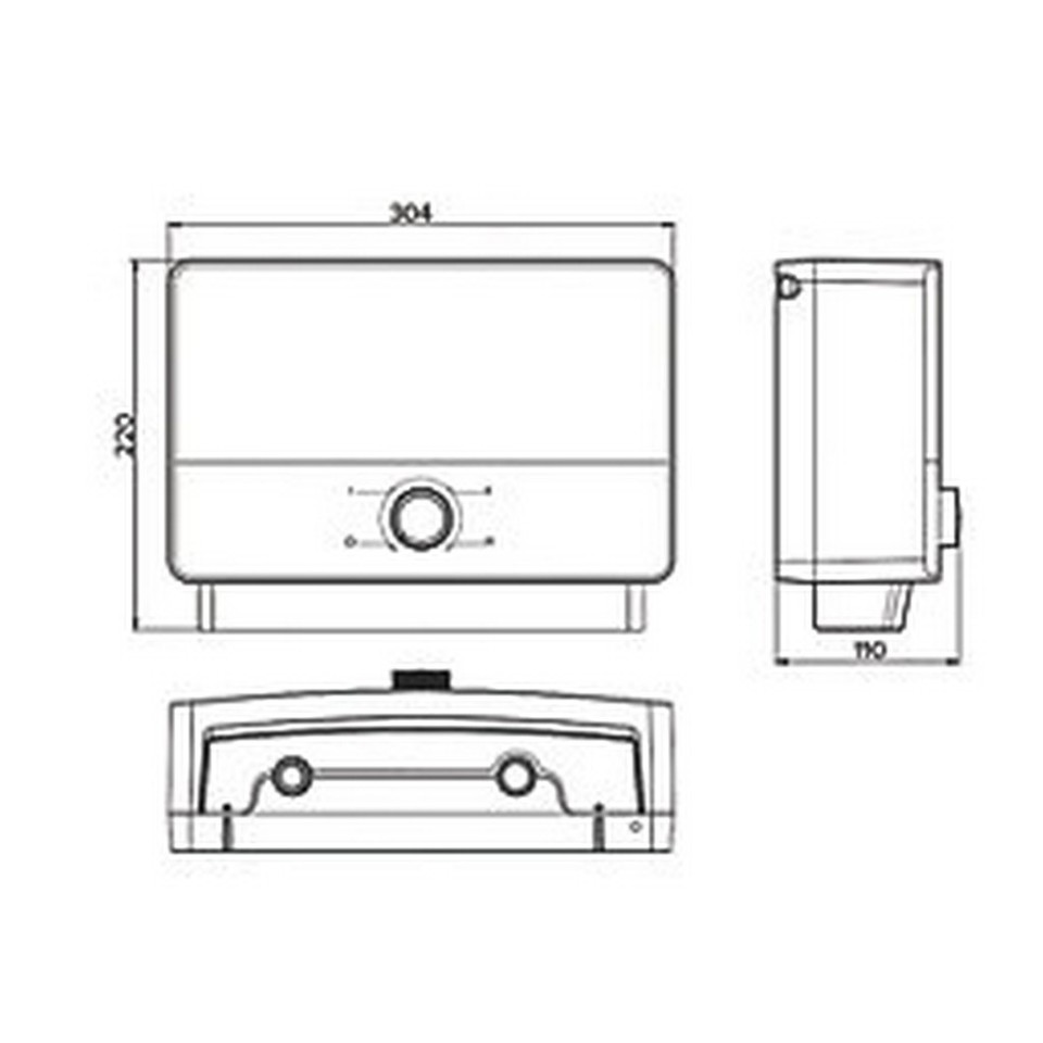 Ariston AURES Multi Electric Instantaneous Water Heater 9.5kW, Multi ...
