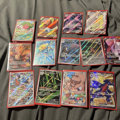 Pokemon TCG Destined Rivals Lot of 13 Illustration Full Art Rare Cards ...