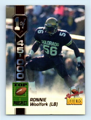 1994 Signature Rookies Ronnie Woolfork Colorado Buffaloes #56 | eBay