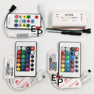 RGB RGBW WiFi Remote SP103E SP105E Controller For 5050 WS2811 WS2812B ...