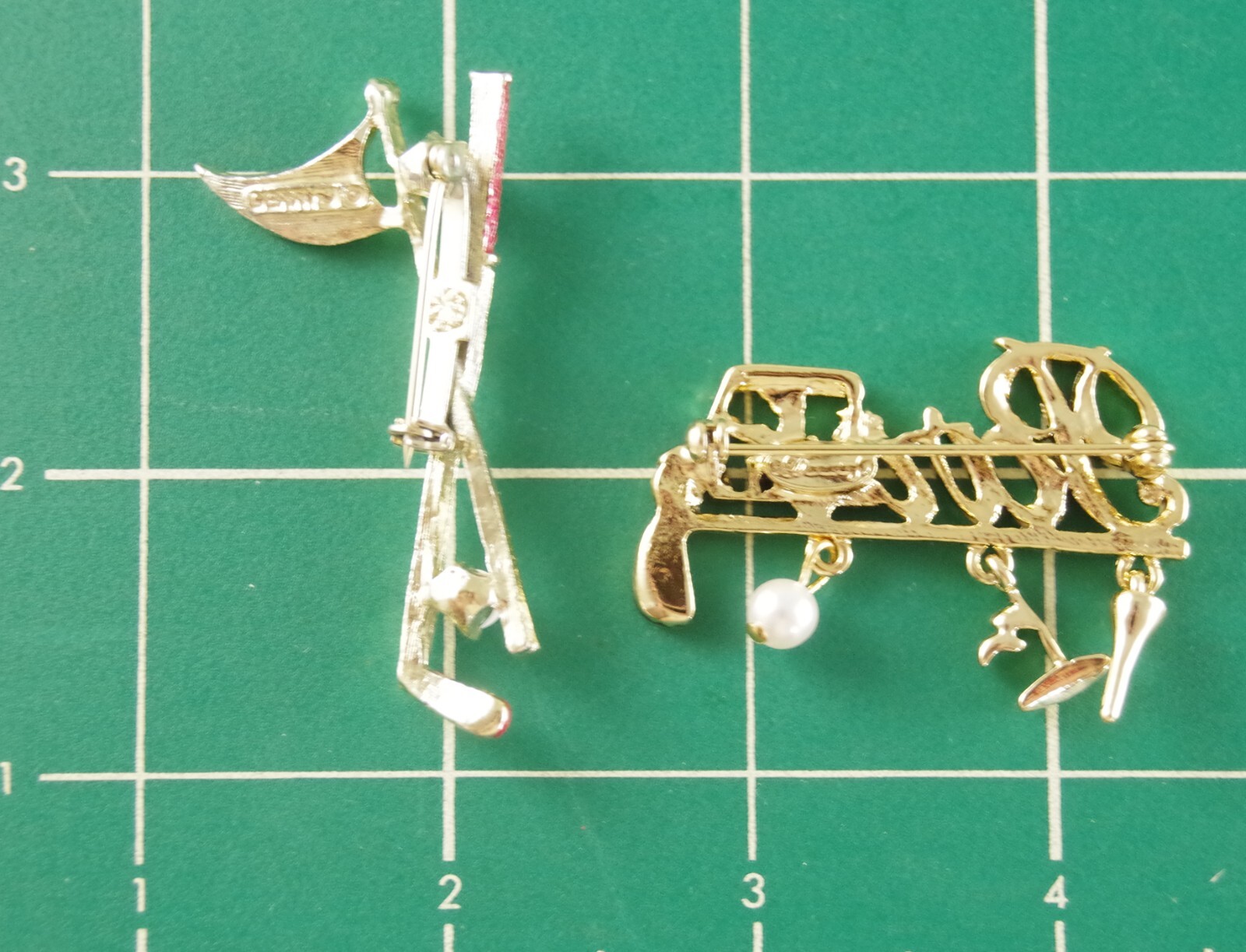 Lot 2 NOS DANECRAFT PAR GOLF CART w/ DANGLES & VTG GERRY'S GOLF GLUB ...