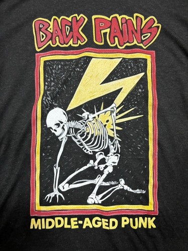 BACK PAINS Bad Brains MIDDLE AGED PUNK TSHIRT | eBay