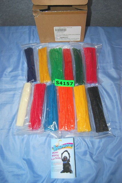 Bendaroos Wikki Stixs Wax Sticks BULK Family Fun Pack Approx. 500 Pcs ...