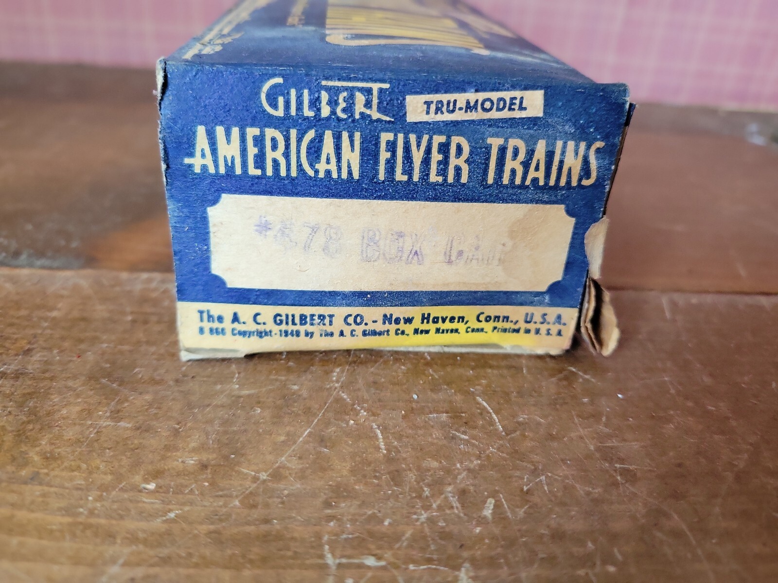 Vintage Gilbert American Flyer Trains Box Car #478 with box | eBay