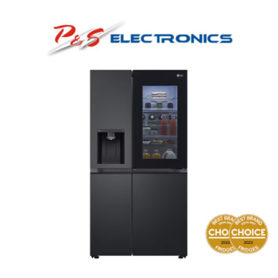 LG 635L InstaView SxS Refrigerator - GS-V600MBLC | eBay Australia