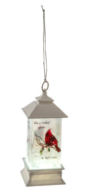 Ganz, Midwest CBK LED Lite-up Bereavement Cardinal mini Shimmer Lantern ...
