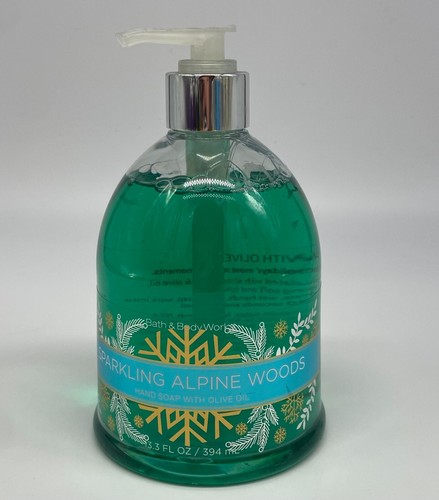Bath & Body Works Hand Soap with Olive Oil 13.3 oz - Sparkling Alpine ...