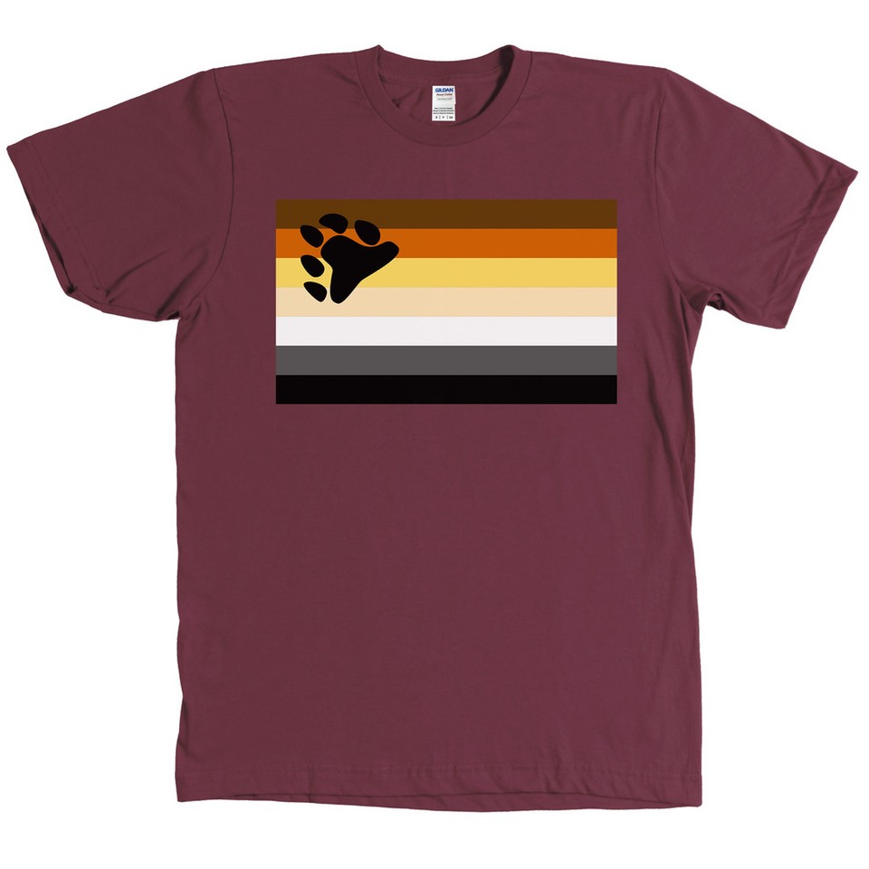 Gay Bear Pride Flag Shirt LGBT Cub Tee NEW WITH TAGS - MANY COLORS | eBay