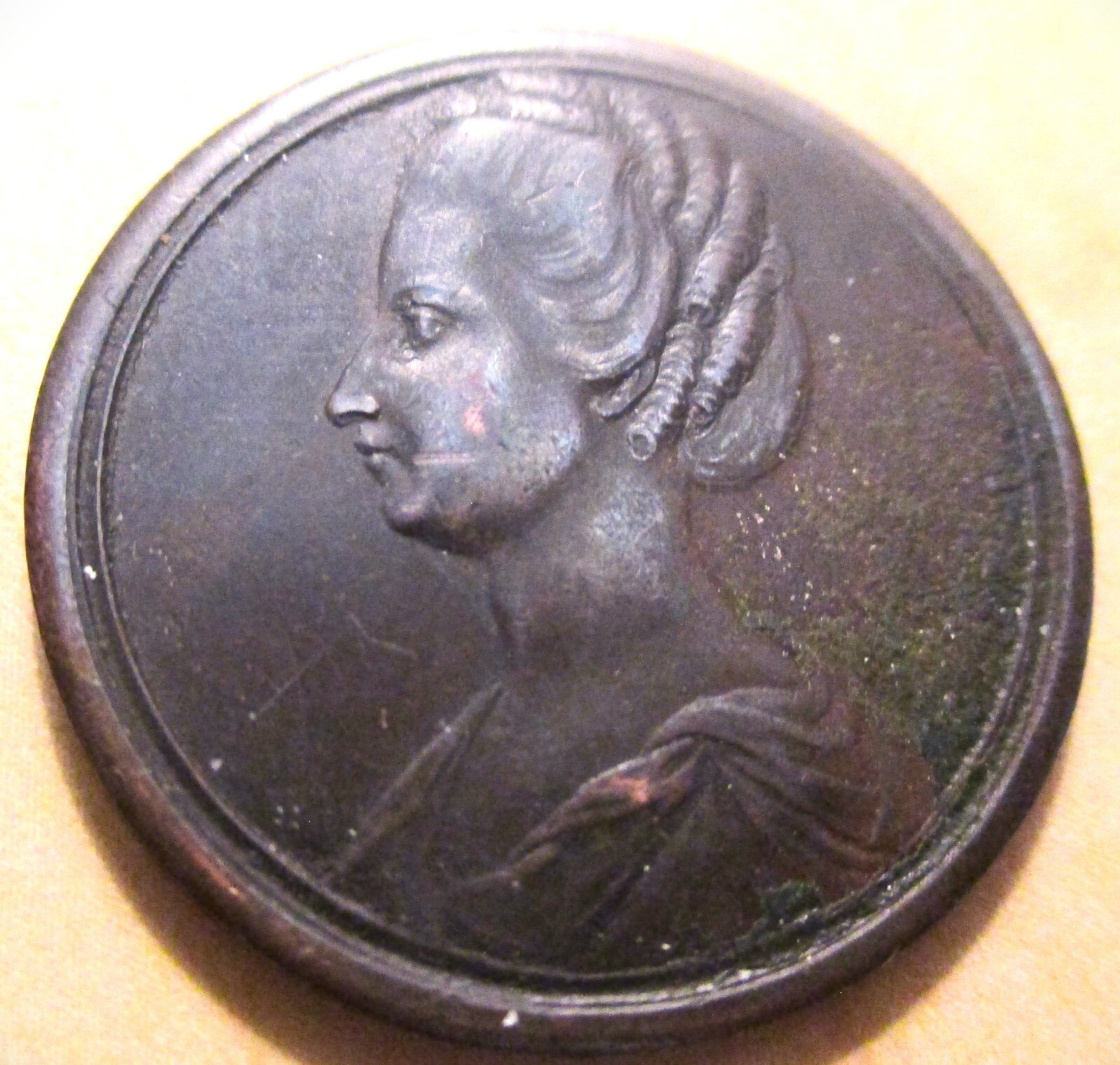 1774 SENTIMENTAL TOKEN / MEDAL DUCHESS OF GLOCESTER 1774. by KIRK S-232 ...