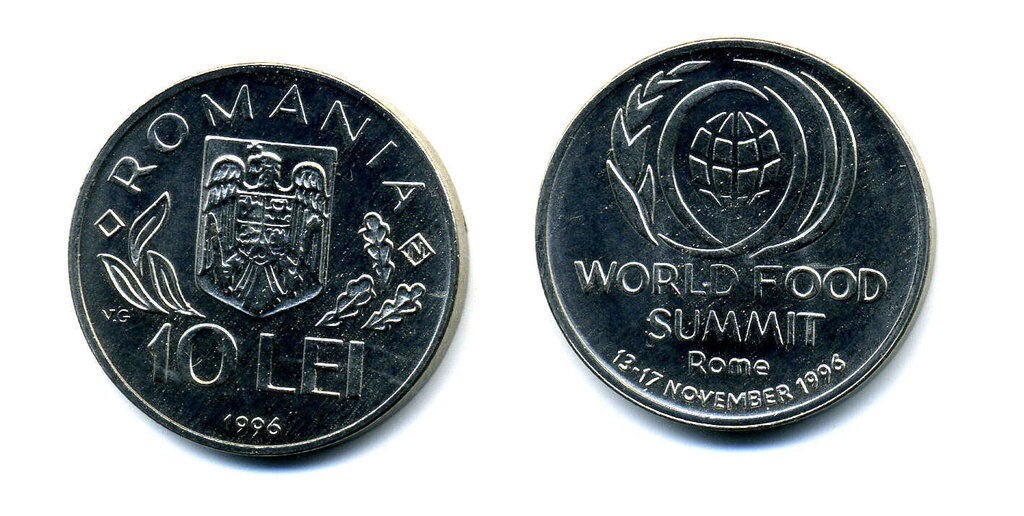 Romania 1996 10 Lei KM 126 Rome UNC Uncirculated Coin | eBay