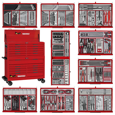 Teng Tools 1295 Piece PRO35 53 Inch Wide Red Monster Mega Master Tool ...