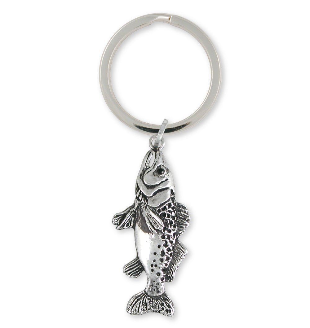 Trout Key Ring Jewelry Sterling Silver Handmade Fish Key Ring TU2-K | eBay