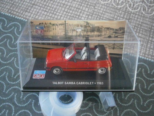 VOITURE MINIATURE SIMCA TALBOT SAMBA CABRIOLET (1983) IXO 1/43 | eBay