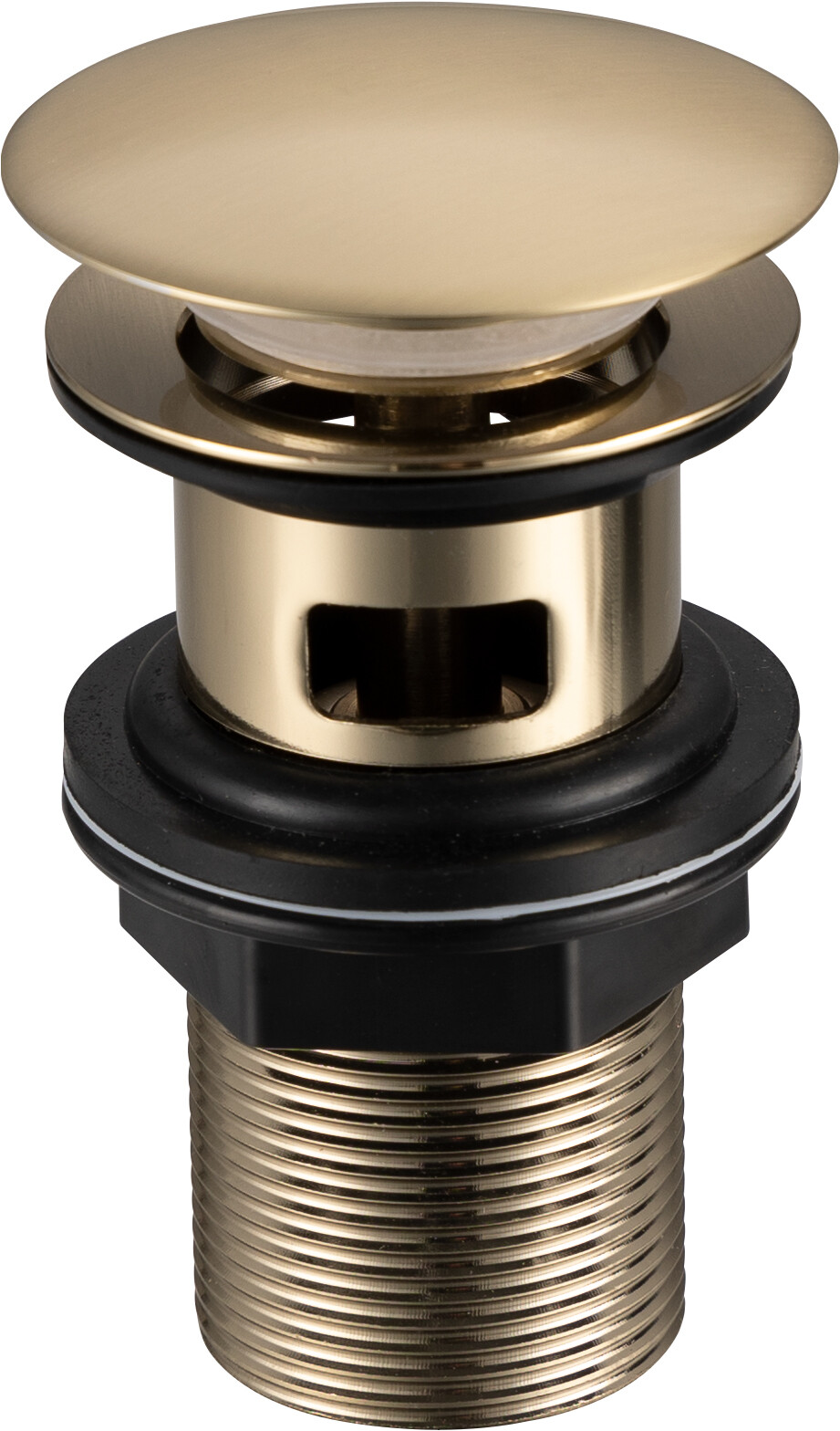 Basin Waste Click Clack Sink Plug Bathroom Slotted/unslotted Push ...