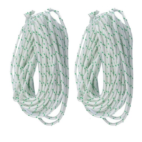 2Pcs 4mm*4m Nylon Fiber Recoil Pull Starter Cord Rope For Husqvarna ...