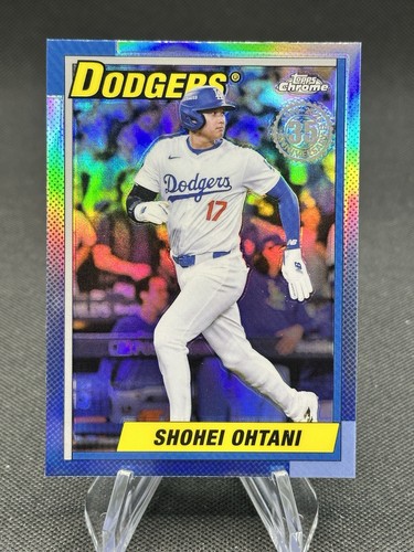 Shohei Ohtani 2025 Topps Chrome 1990 35th Anniversary #90CB-7 LA ...