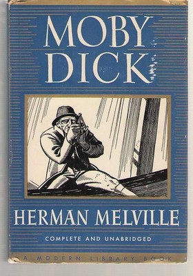 MOBY DICK Herman Melville Modern Library 119.2 Hardback in Dust Jacket ...