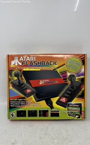 Atari Flashback Classic Gaming Portable Black Red Home Console In Box | eBay