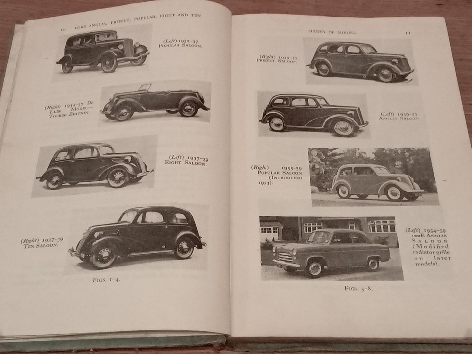 Ford Cars Anglia Prefect Popular 8 and 10 by TBD Service Small ...