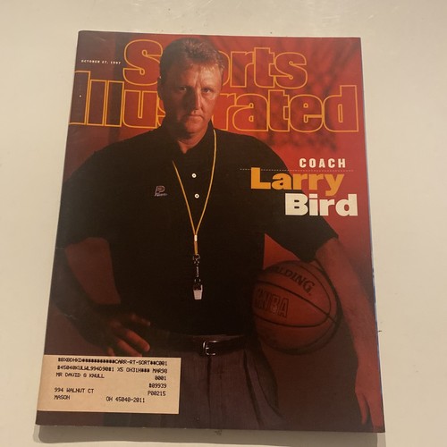 1997 Oct 27 Sport Illustrated Magazine Coach Larry Bird (CP277) | eBay
