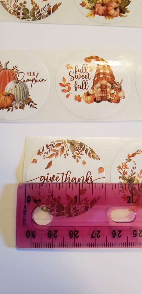 16 Fall Stickers/Happy Harvest Stickers/Autumn Stickers/Thanksgiving ...