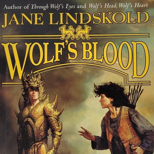 Wolf's Blood Jane Lindskold SIGNED INSCRIBED 1st Ed HC w/ DJ Firekeeper ...