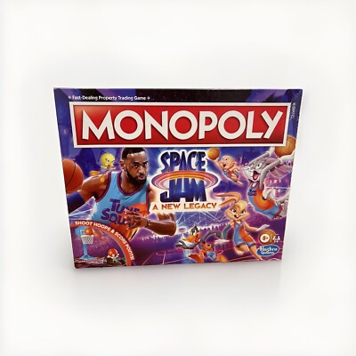 Monopoly: Space Jam A New Legacy Edition Board Game - LeBron James ...