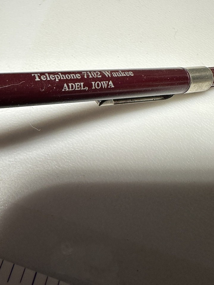 Vintage Adel Iowa Alvin Boston Pioneer Hybrid Corn Seed Farming Ag ...