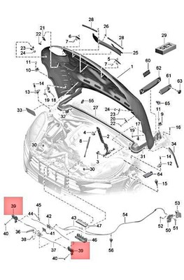 Genuine PORSCHE Macan 95B Lock Front 95B823509B | eBay