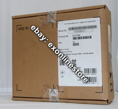 E7Y70A - HP 3PAR StoreServ 8000 2-port 10Gb Ethernet Adapter | eBay