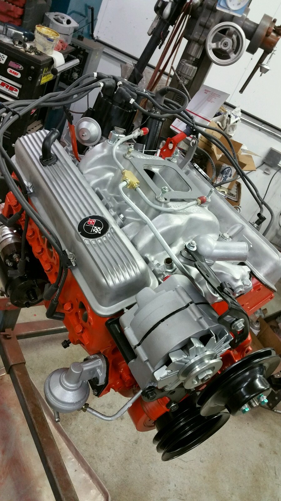 1969 Chevrolet 302-350 SBC Engine Block 4 Bolt Main 3956618 Standard ...