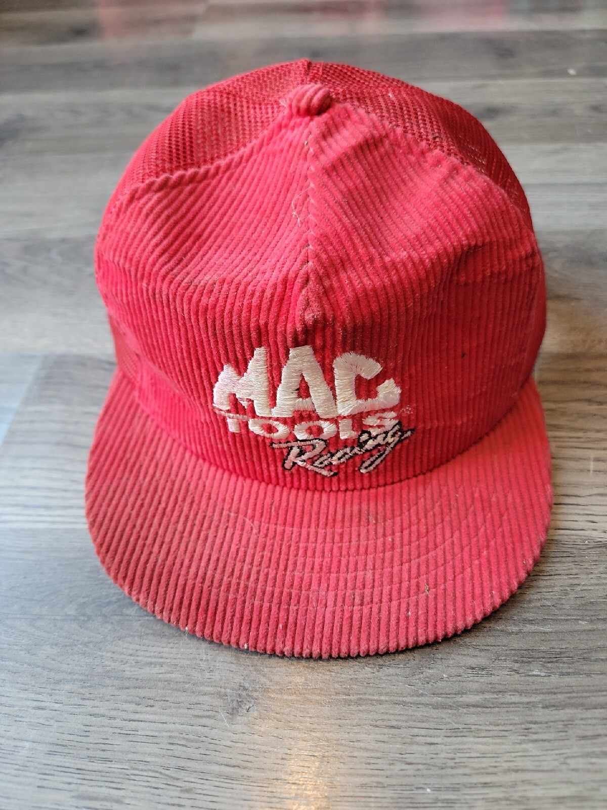 Vintage 80s Mac Tools Corduroy Red Trucker Hat. | eBay
