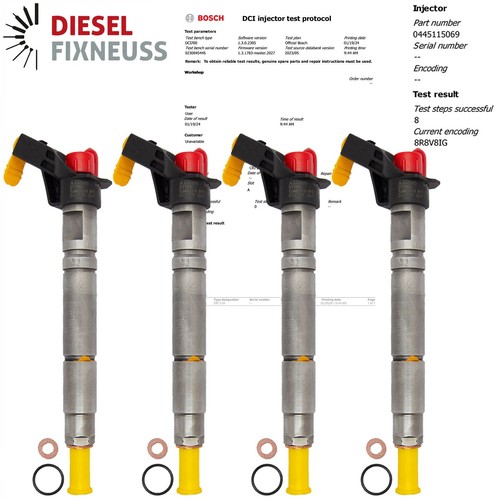 4x Injecteur Mercedes Sprinter A6460701487 0445115069 0445115033 | eBay