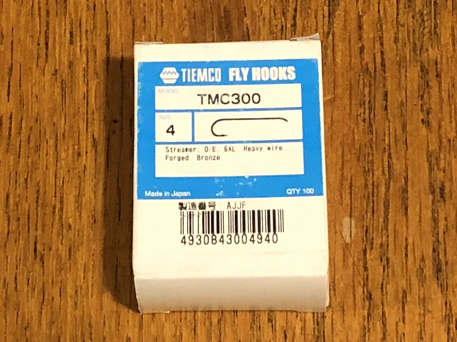 100 Tiemco Fly Tying Hooks TMC 300, Size 4 | eBay