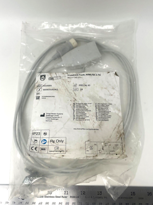 Philips M1668A 5 Lead Trunk AAMI/IEC 2.7M 989803145061 New Free ...