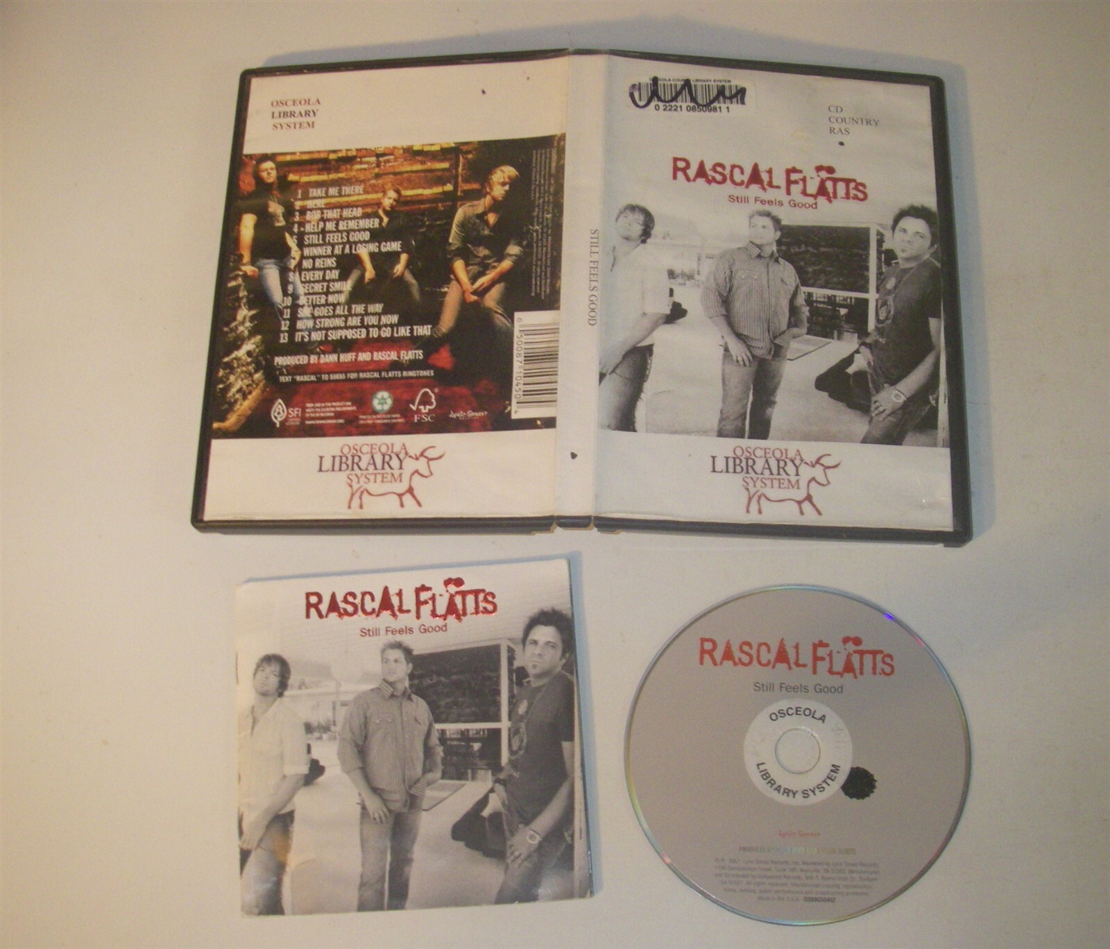 RASCAL FLATTS STILL FEELS GOOD LIBRARY CD T2030 | eBay