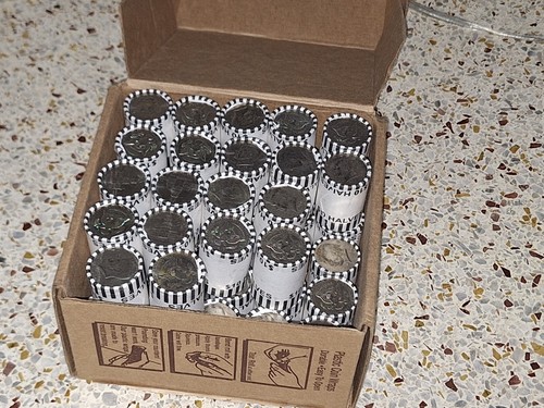 Kennedy Half Dollar UNOPEND Bank Roll! 20 COINS! BANK SEALED - NO ...