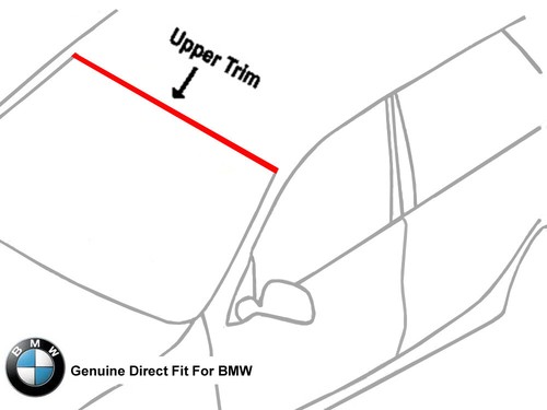 Front Upper Windshield Trim Molding For: 04-To-10 BMW X3, E83, OEM ...