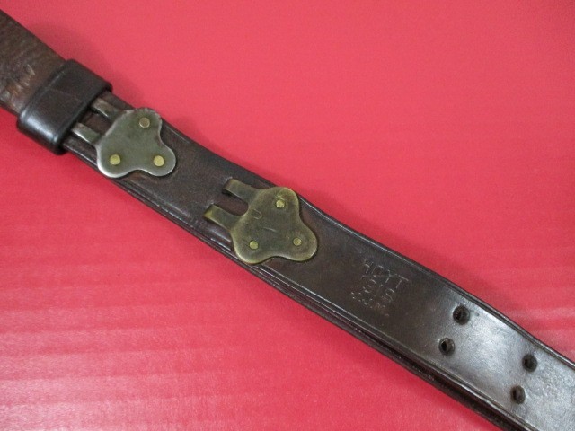 WWI US ARMY M1907 Leather Sling for M1903 Springfield Rifle - Hoyt 1918 ...