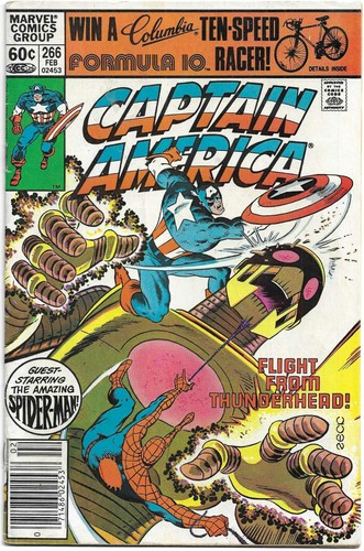 Captain America #265 & 266 MARVEL COMIC BOOK LOT 1st Sultan Spider-Man ...