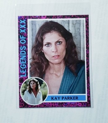 KAY PARKER LEGENDS OF XXX CUSTOM NOVELTY ART CARD WITH BACK | eBay