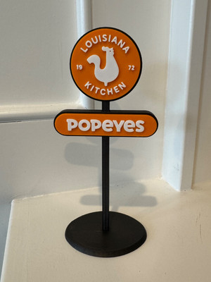 Popeyes Sign Set 15 | eBay