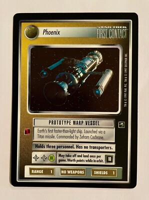 Star Trek CCG First Contact Phoenix Rare M/NM + Random Bonus Rare | eBay