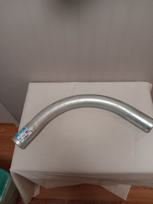 90° EMT Electrical Elbow, 2-inch Diameter, Galvanized Steel | eBay