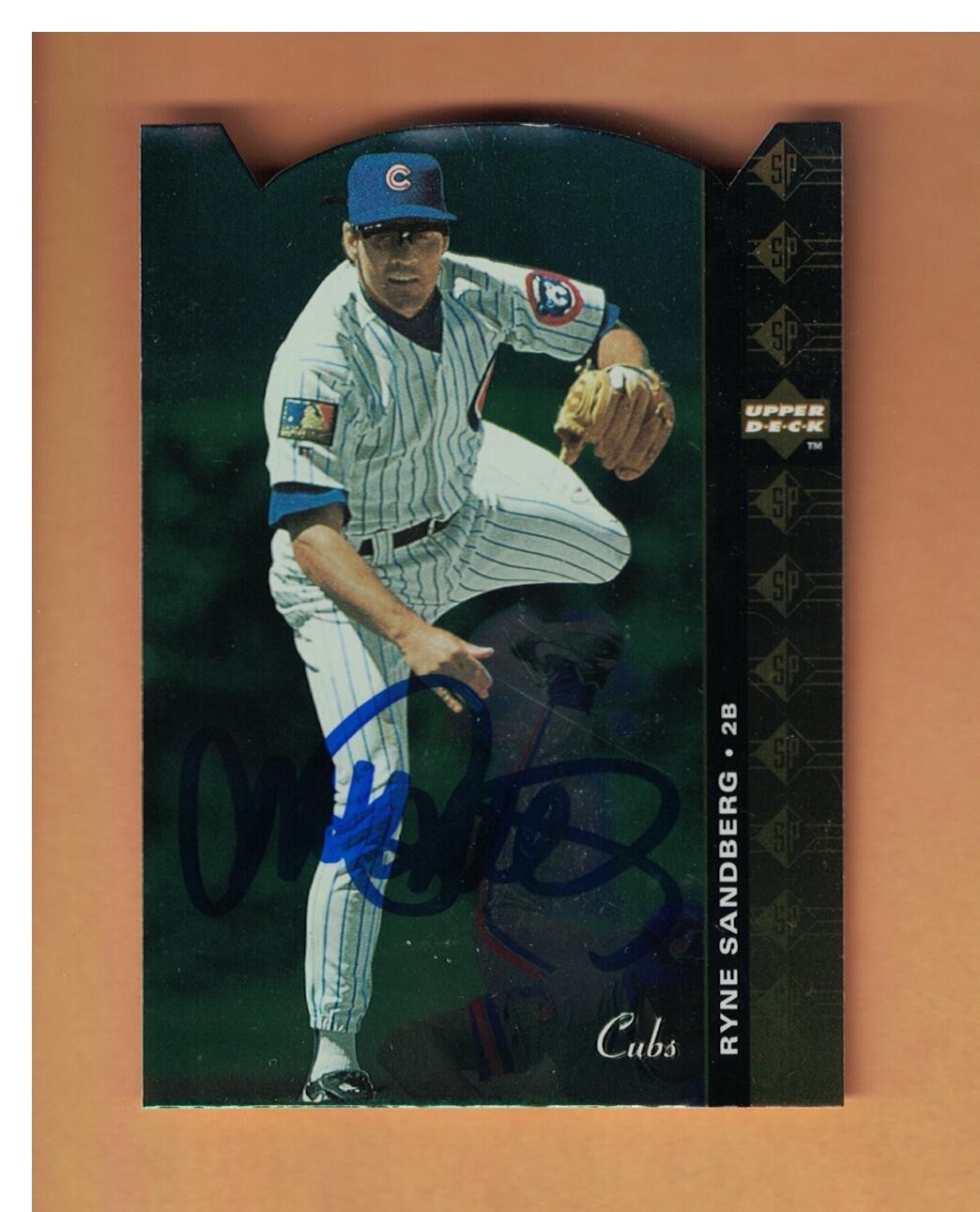 Ryne Sandberg AUTOGRAPHED 1994 UPPER DECK SP DIE-CUT BASEBALL CARD ...
