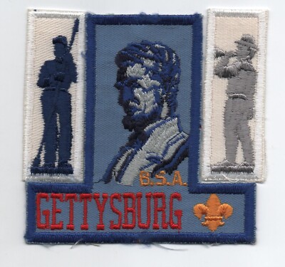 Boy Scout Gettysburg Park 3-Patch Heritage Trail Set, Larger Version ...